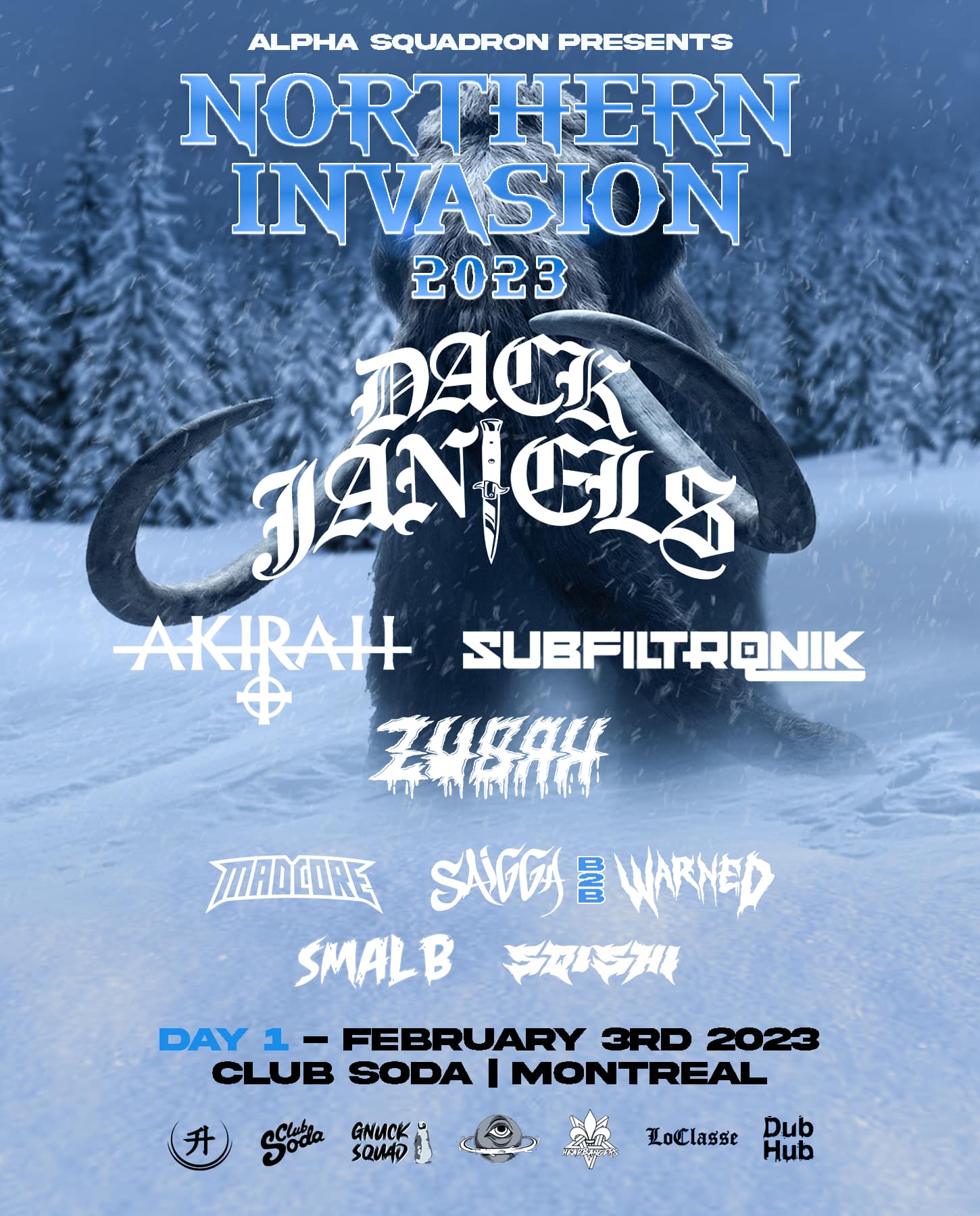 Northern Invasion au Club Soda - GnuckSquad