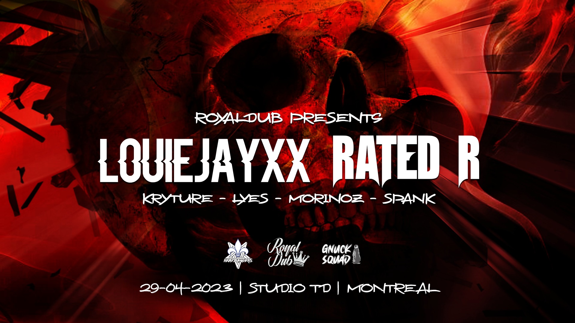 RoyalDub Presents Louiejayxx & Rated R au Studio TD - GnuckSquad